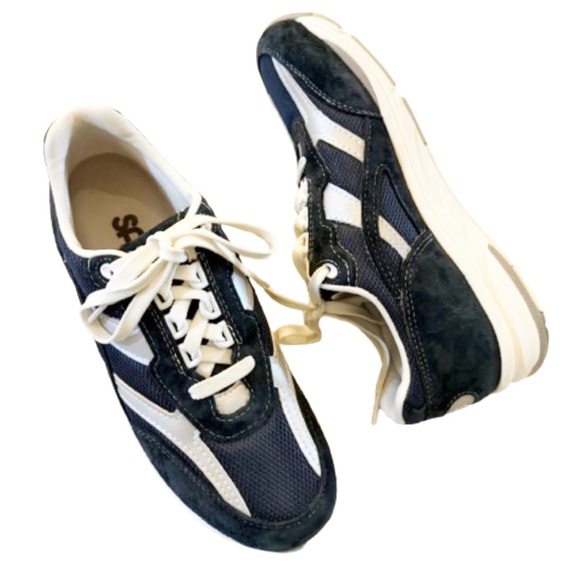 SAS | Shoes | Sas Tour Athletic Orthopedic Sneakers Shoes Blue Silver ...